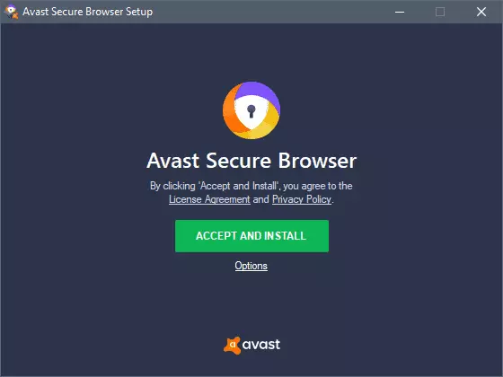 avast անվտանգ բրաուզերի կարգավորում