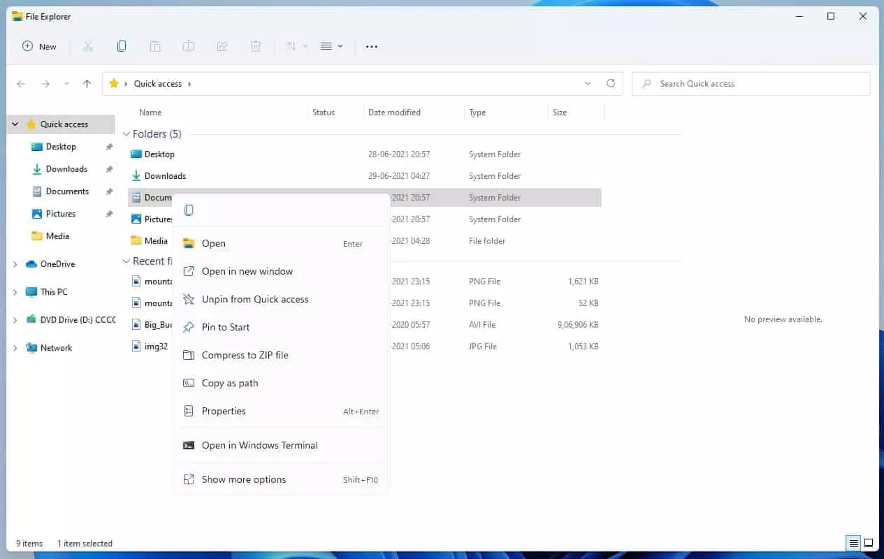 Windows 11 - Explorer File
