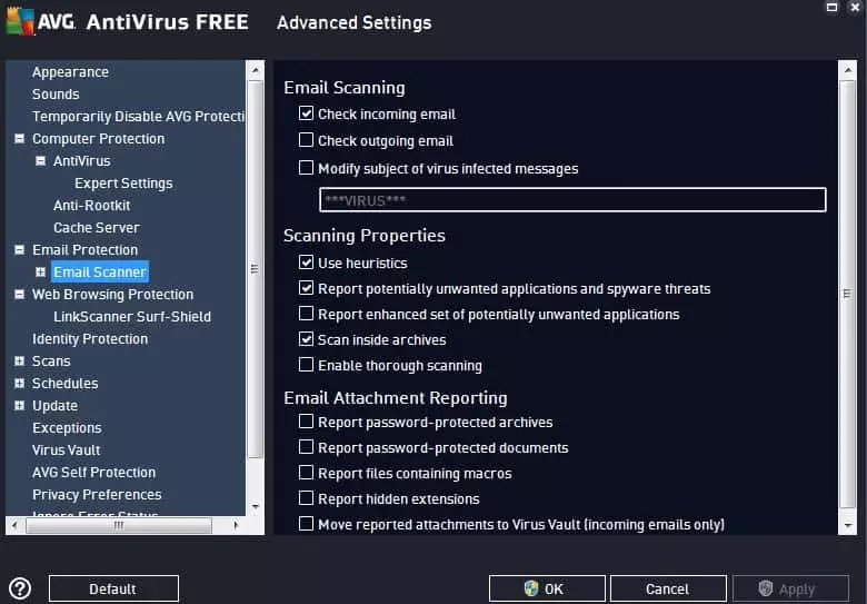 avg antivirus free seti