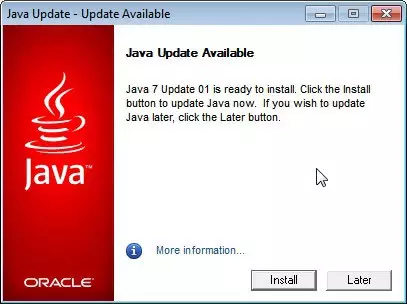 Java imudojuiwọn 7