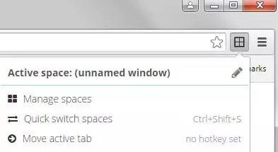 Spaces är en flikarbetsytahanterare för Google Chrome