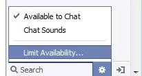 facebook-聊天限制可用性