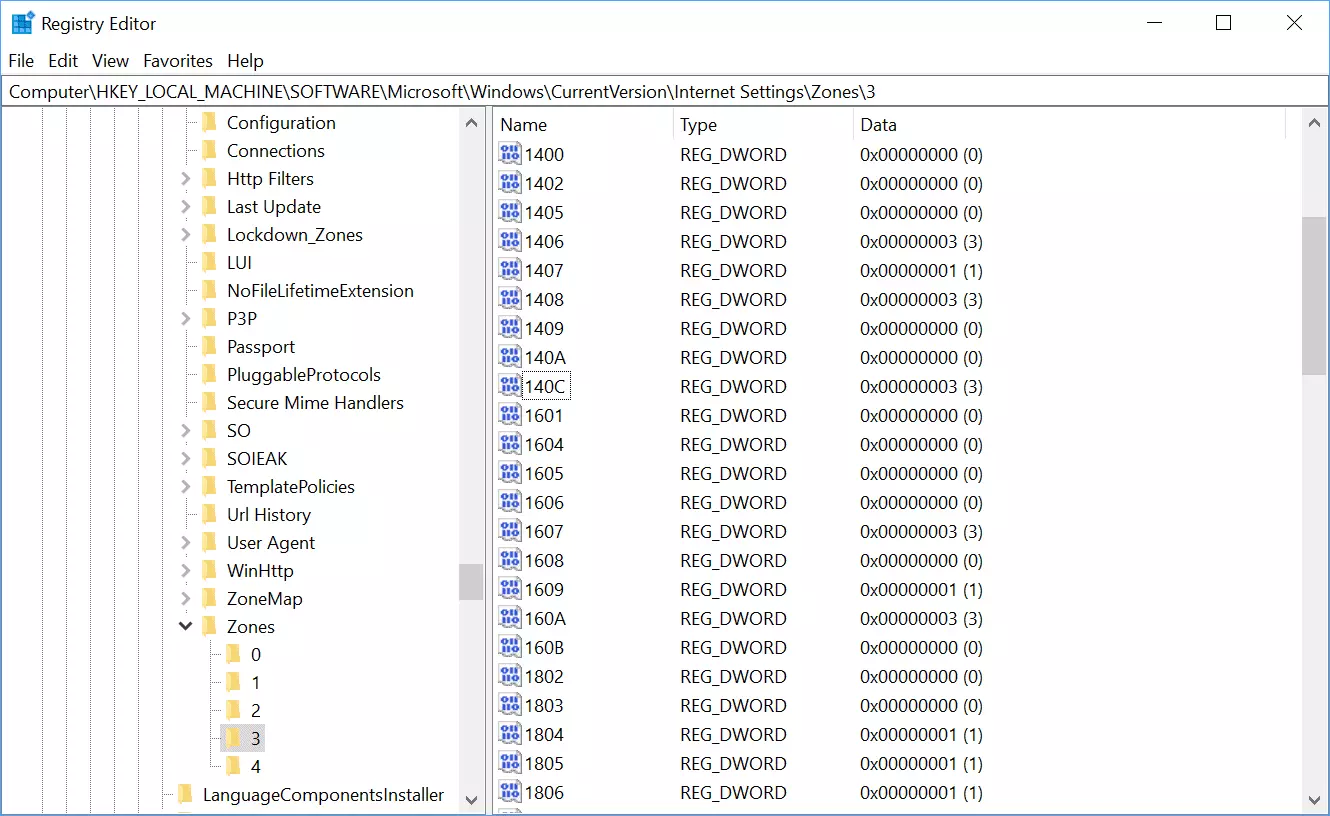 ઇન્ટરનેટ એક્સપ્લોરર vbscript અક્ષમ કરો