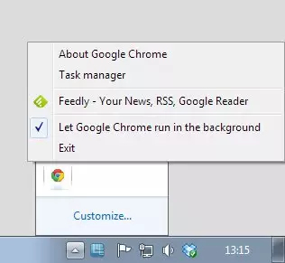 google Chrome beta sistempleto