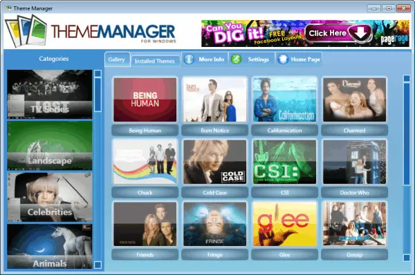Windows 7 Theme-Manager