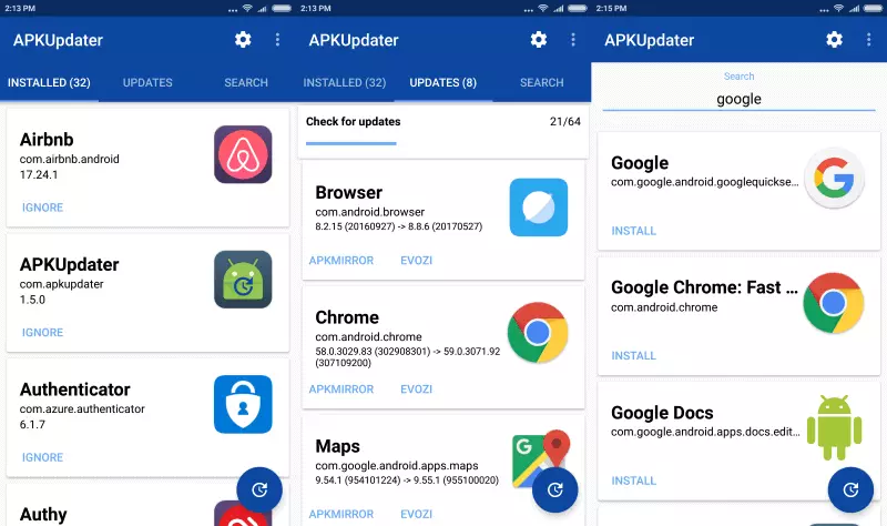 apkupdater 1.5 android