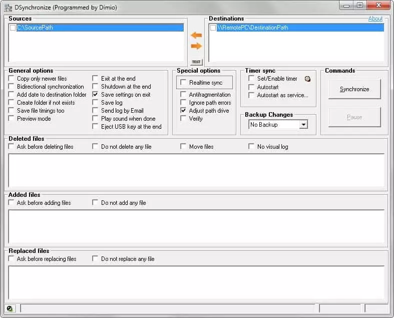 dsynchronize program singkronisasi