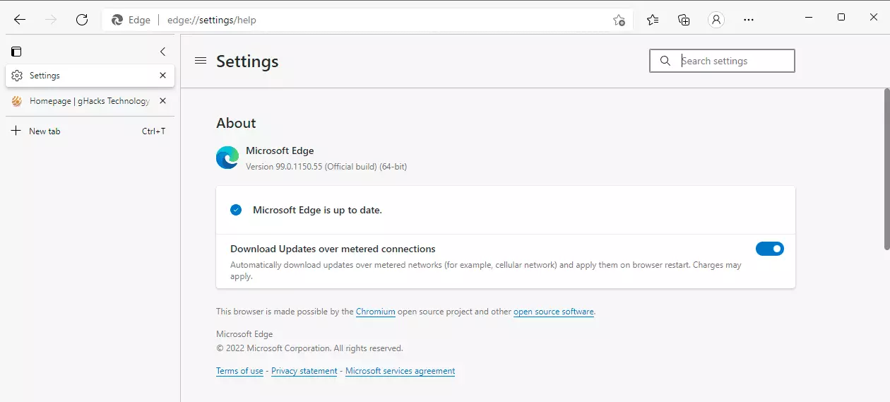Microsoft Edge nødsikkerhetsoppdatering