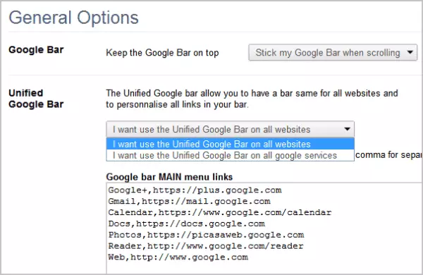 google-bar