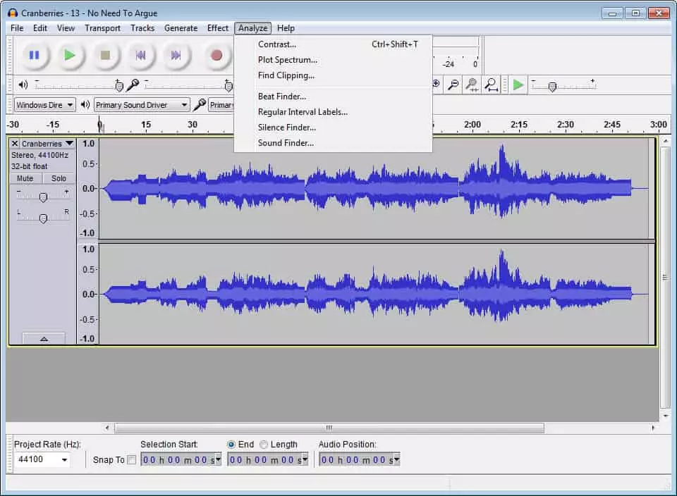 Audio Recorder an Editor Audacity 2.0 Verëffentlecht