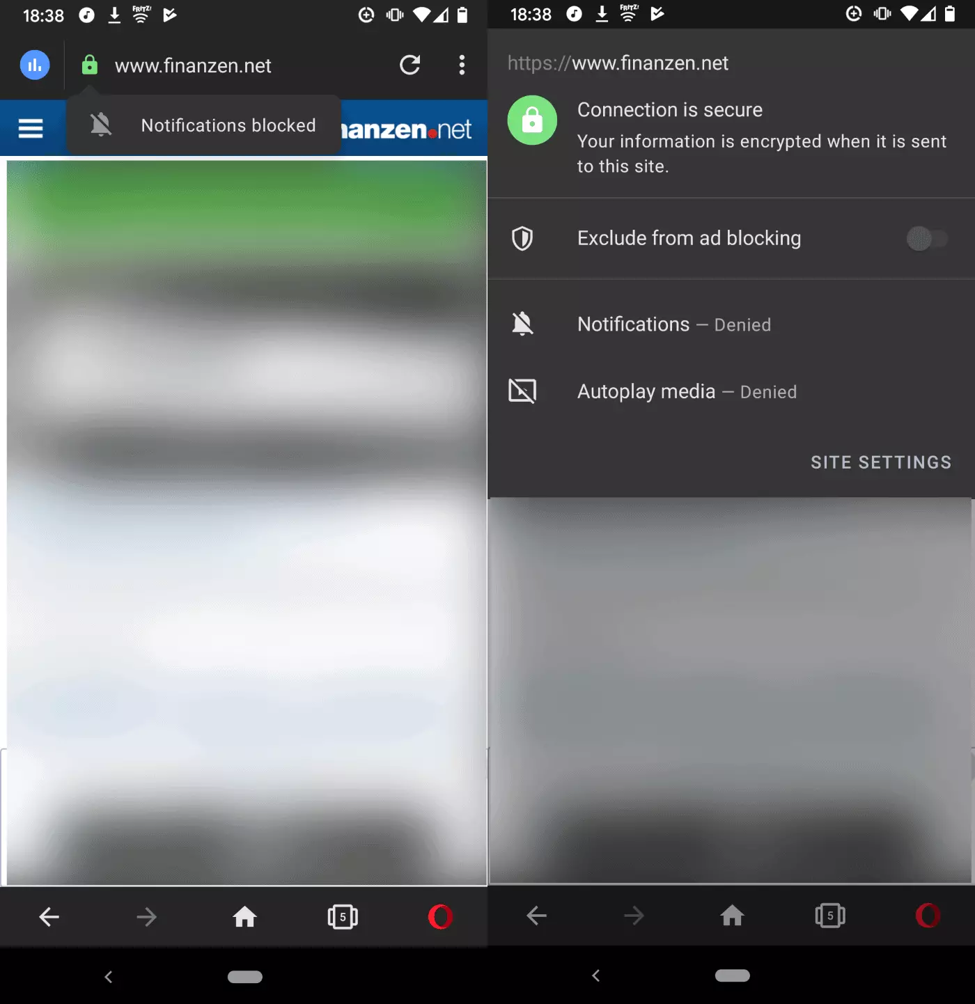 Opera 58 për Android del me bllokim automatik të njoftimeve