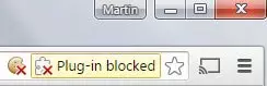 Chrome Plug-In blockiert