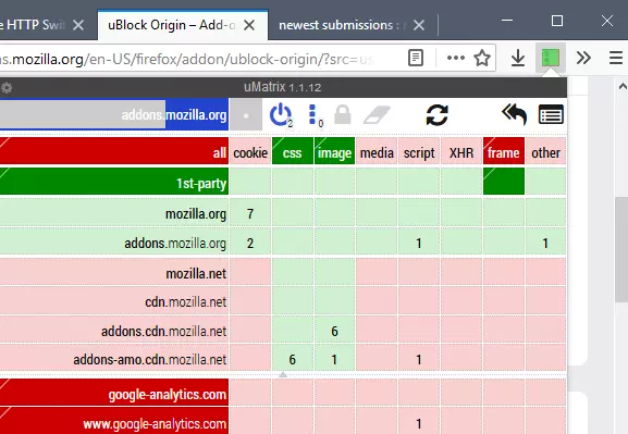 umatrix interface