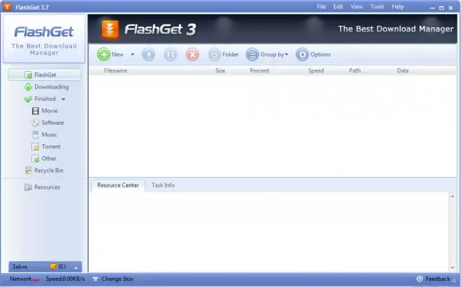 flashget ჩამოტვირთვის მენეჯერი