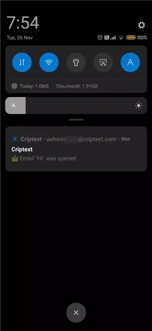 Praćenje e-pošte Criptext