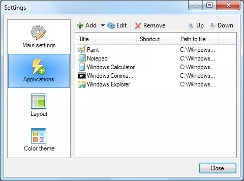 program launcher