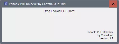 Desbloqueador de pdf portátil