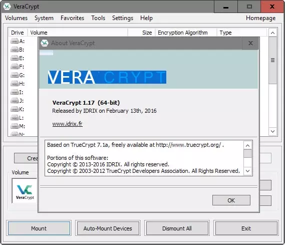 Veracrypt 1.17