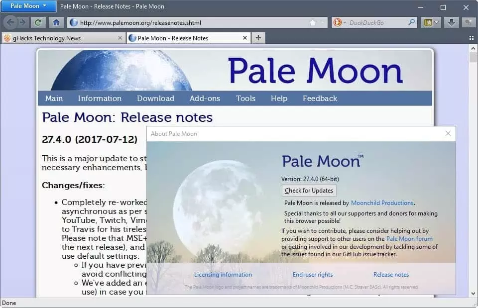 Pale Moon 27.4 ist da