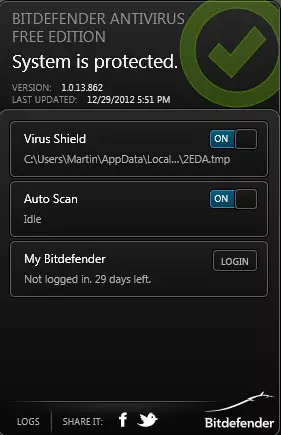 Bitdefender antivirus ókeypis útgáfa