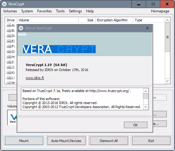 veracrypt ၁.၁၉