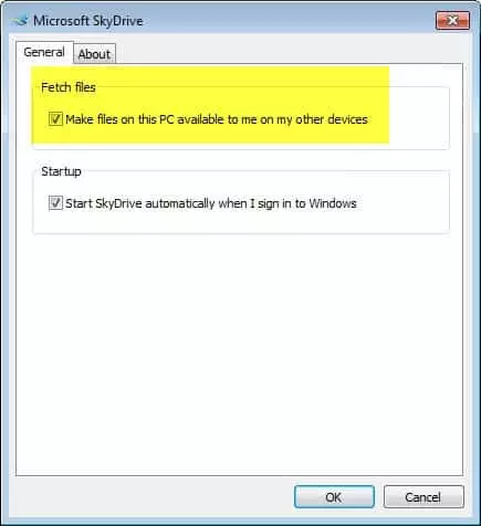 Kaip nuotoliniu būdu pasiekti failus naudojant „Microsoft SkyDrive“.