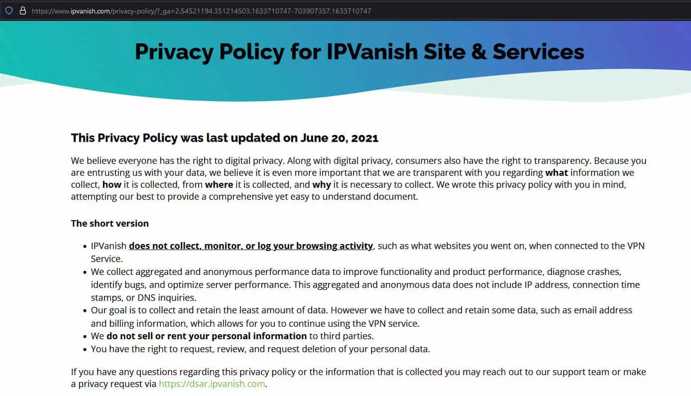 IPVanish VPN ئوبزورى: ئىپادىسى ياخشى ، ئەمما ئەڭ ئەرزان ئەمەس 1219_1