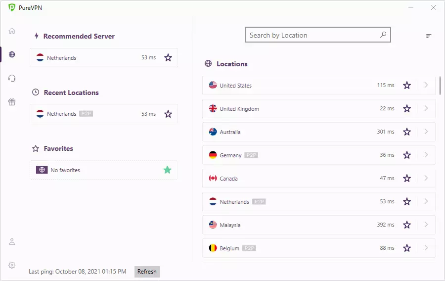 PureVPN pote pi vit pase tout tan ak ajou sèvè 20Gbps li yo