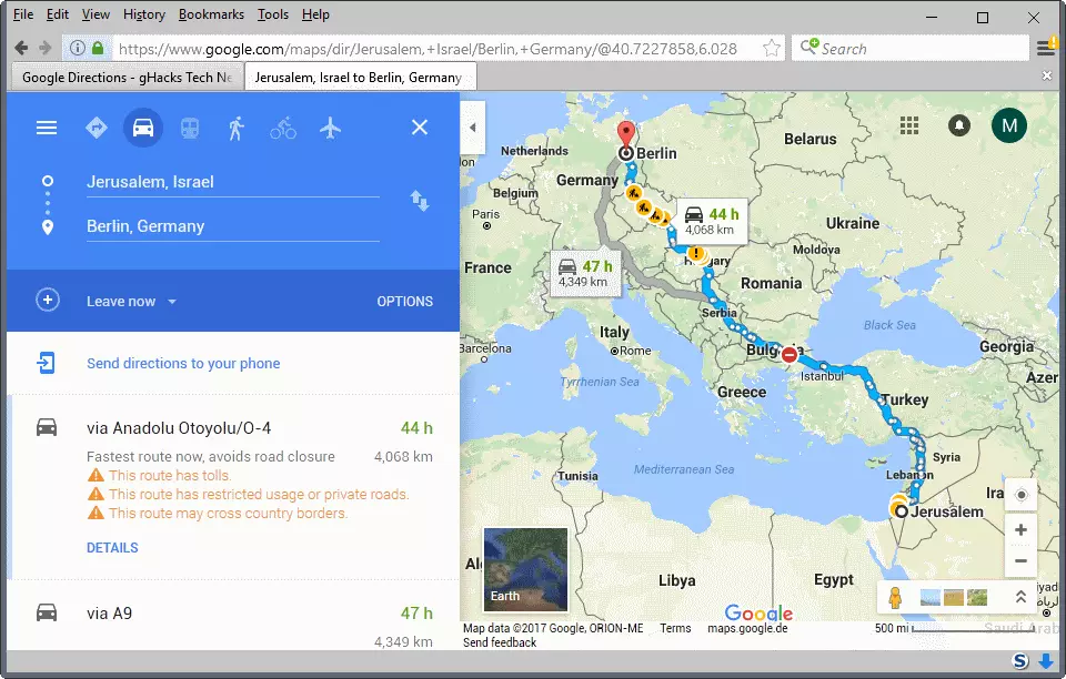 google maps faatonuga
