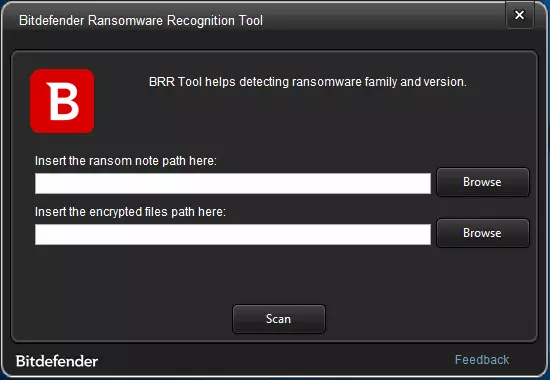 irinṣẹ idanimọ bitdefender ransomware