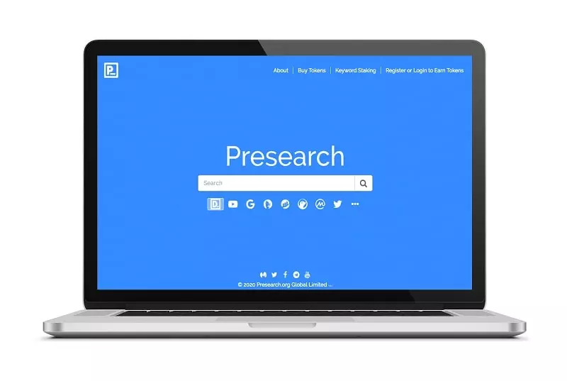 Google a ajouté le navigateur Presearch