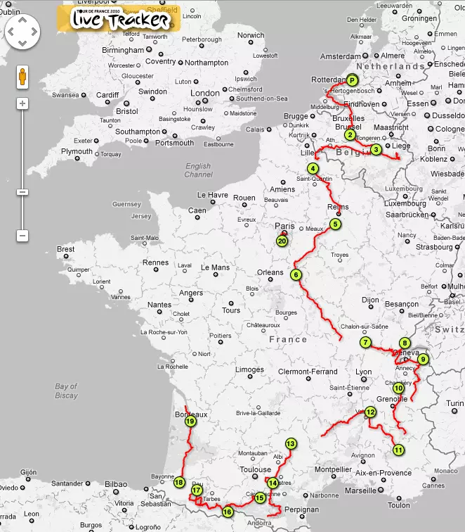 Tour de France Live Tracker