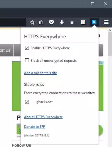 https hemme ýerde firefox webextension