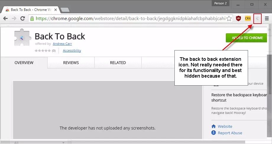 Chrome 52 blokira navigacijo Backspace Backspace