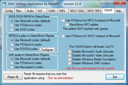 daaqadaha 7 codec xirmo