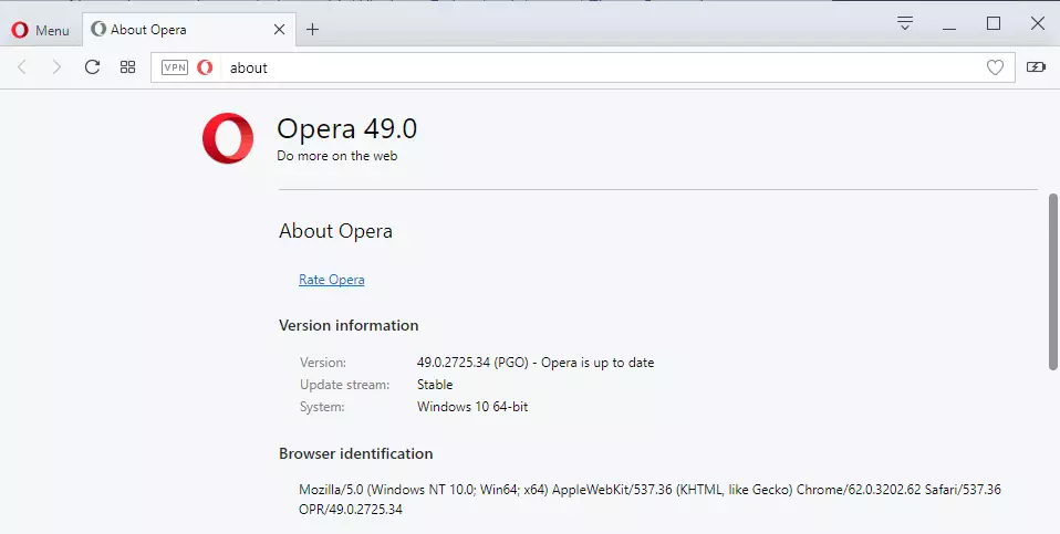 opera 49 шинэчлэлт