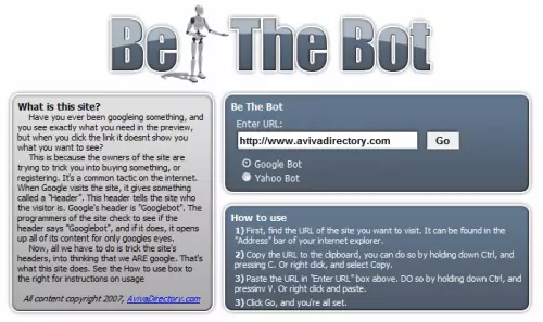 bethebot ගූගල් බොට්