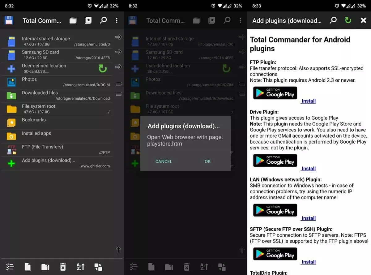 Google twingt Total Commander-ûntwikkelder om de mooglikheid te ferwiderjen om APK's op Android-apparaten te ynstallearjen