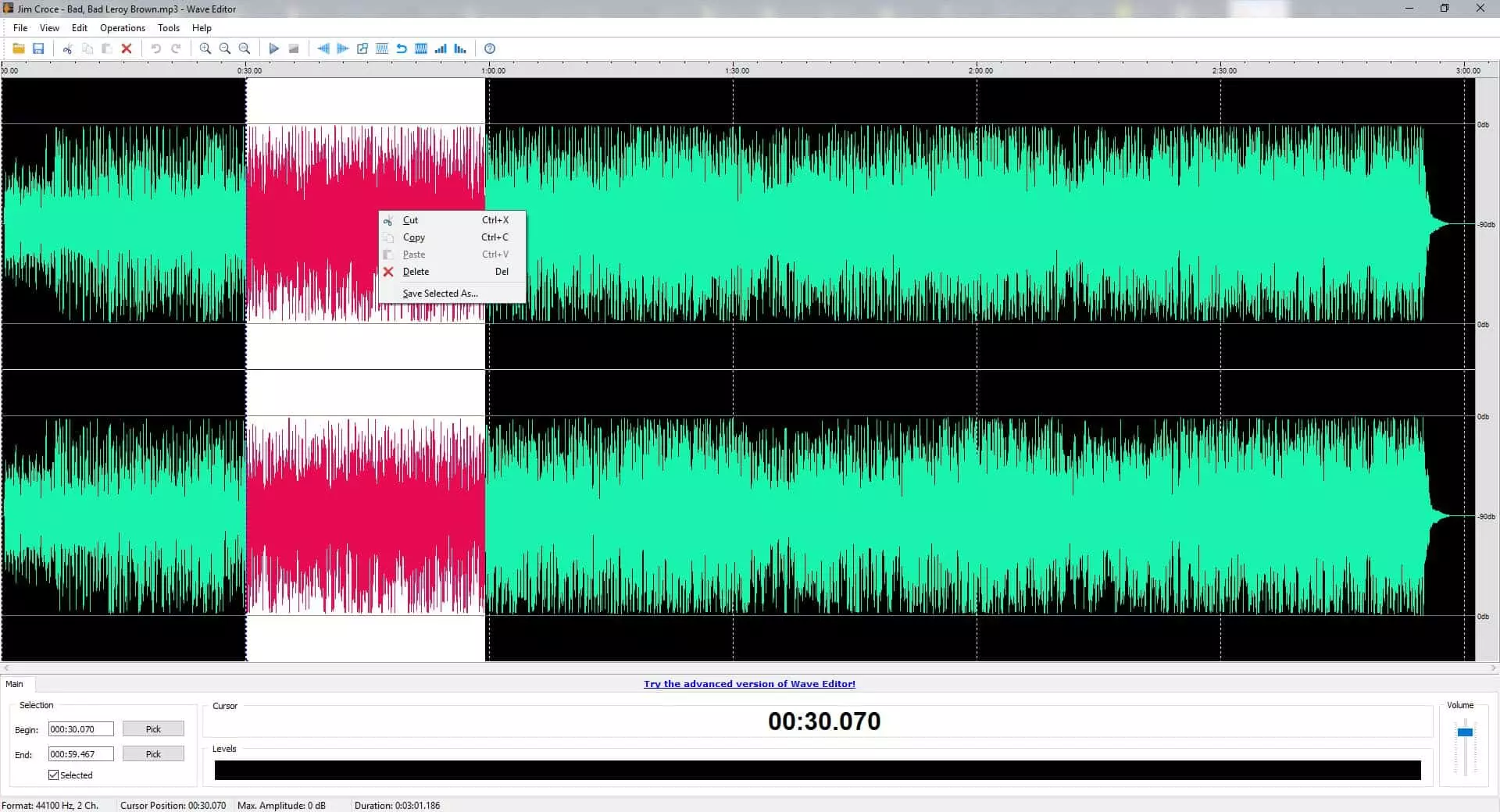 Wave Editor është një program falas dhe i përshtatshëm për përdoruesit e redaktimit audio për Windows