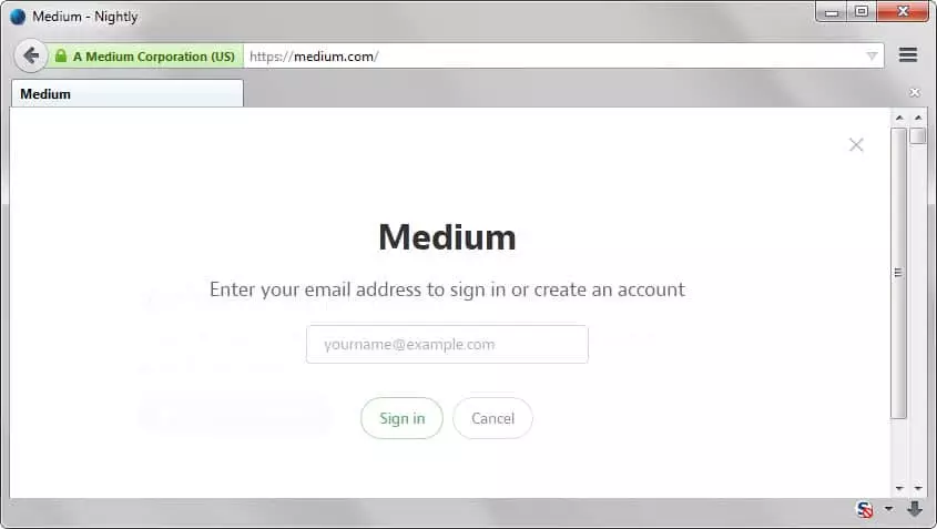 medium login