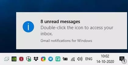 Inbox Notifier meerdere berichten