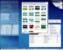 Клархајт во визуелен стил на Windows XP