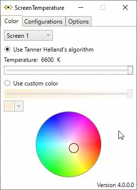 ScreenTemperature איז אַן אָפֿן מקור געצייַג וואָס קענען העלפֿן רעדוצירן אויג אָנשטרענגונג דורך לאָוערינג די קאָליר טעמפּעראַטור פון דיין מאָניטאָר