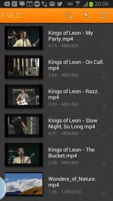 reproductor multimèdia vlc android
