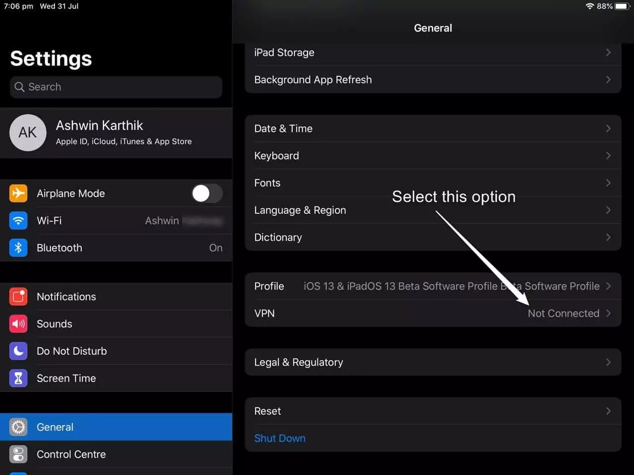 Cara nyiyapake VPN ing iOS kanthi manual