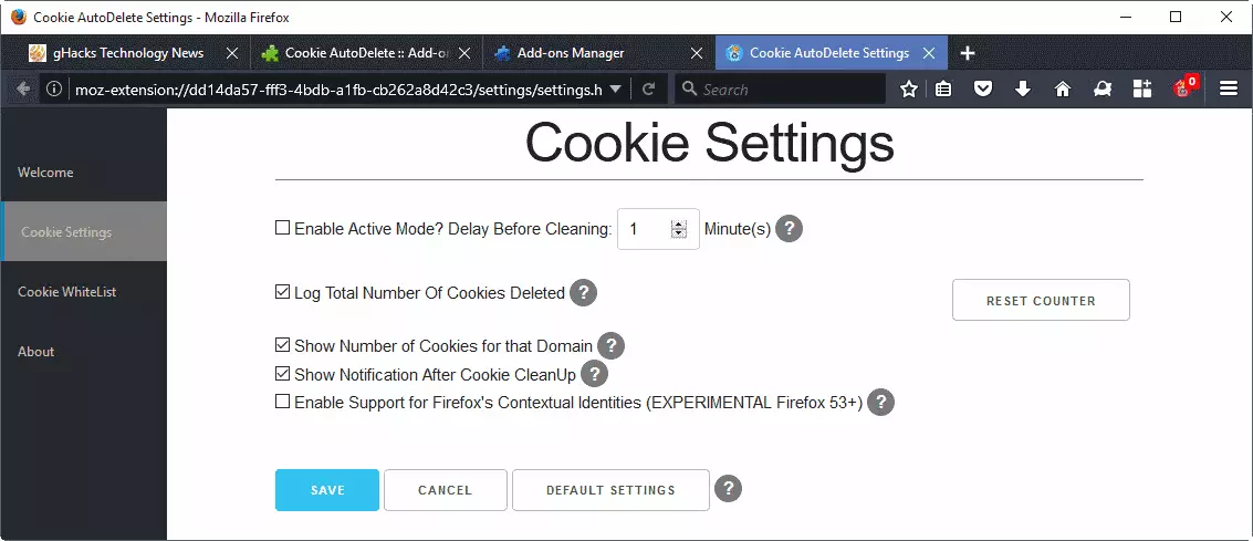 cookie 自動刪除