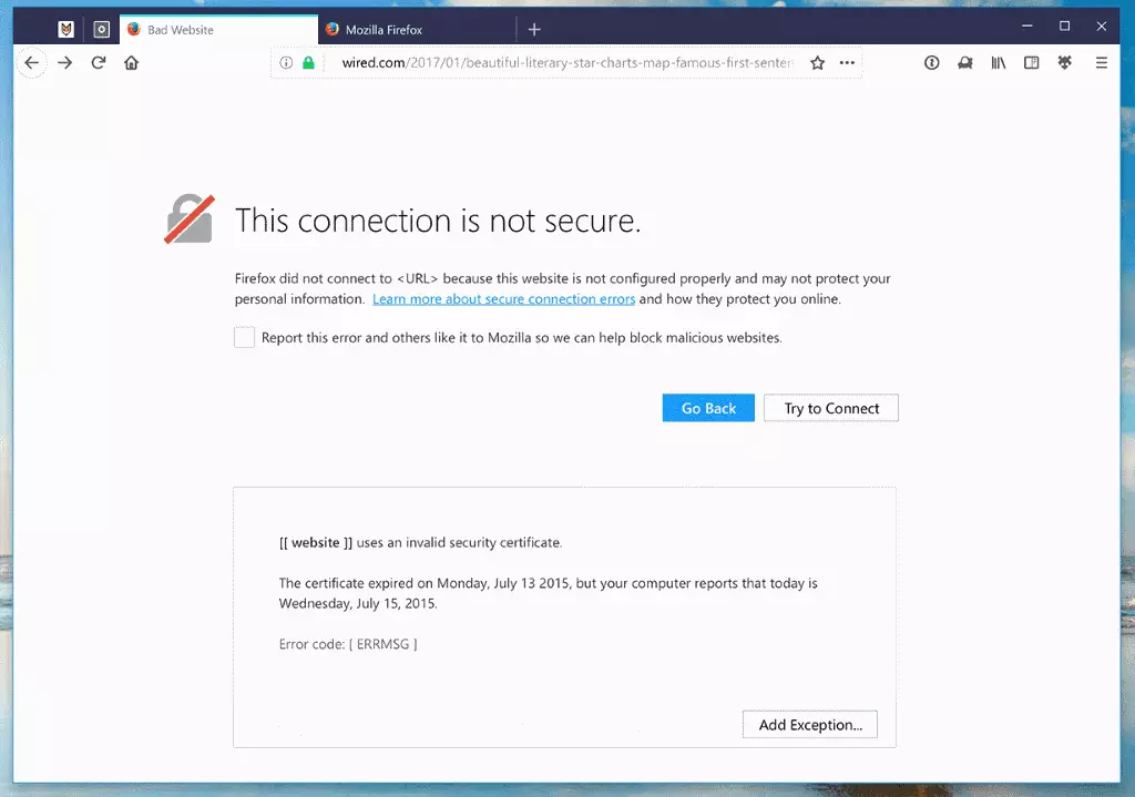 https အမှား firefox 57