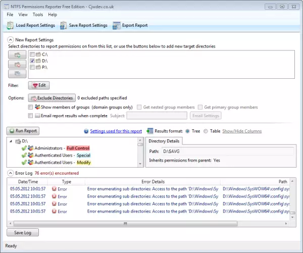 Хабарнигори иҷозатҳои ntfs