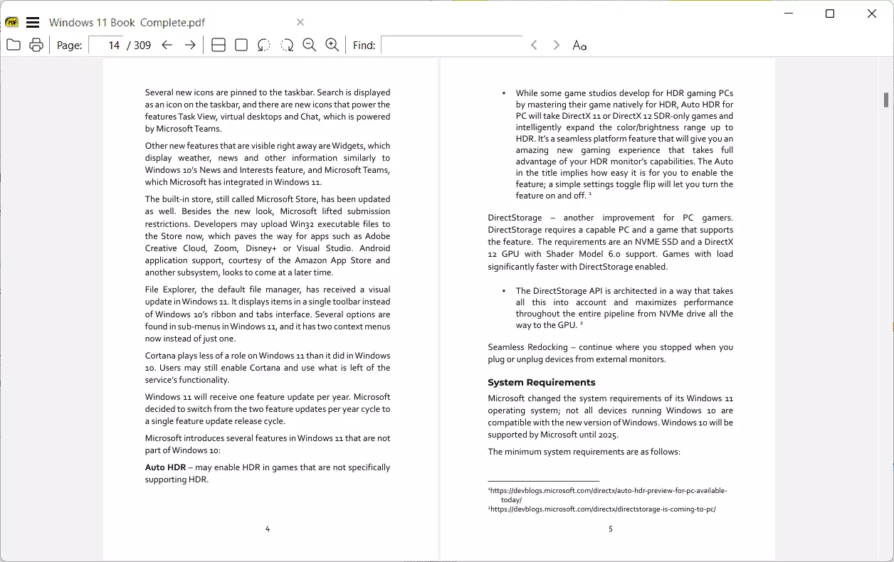 PDF Reader Sumatra 3.4: nyowani yekuraira palette uye rutsigiro rweshanduro