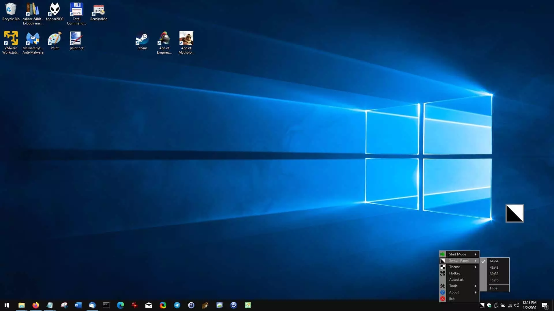 Mijara tarî li ser Windows 10 bi yek klîk an bişkojka germî bi karanîna Moda Dark a Hêsan çalak bikin